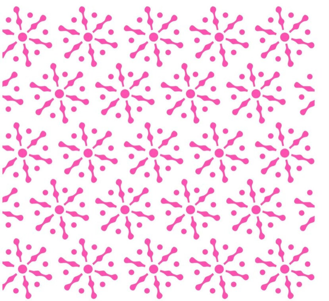 Bakeart Modern Snow Flake Pattern - Etsy