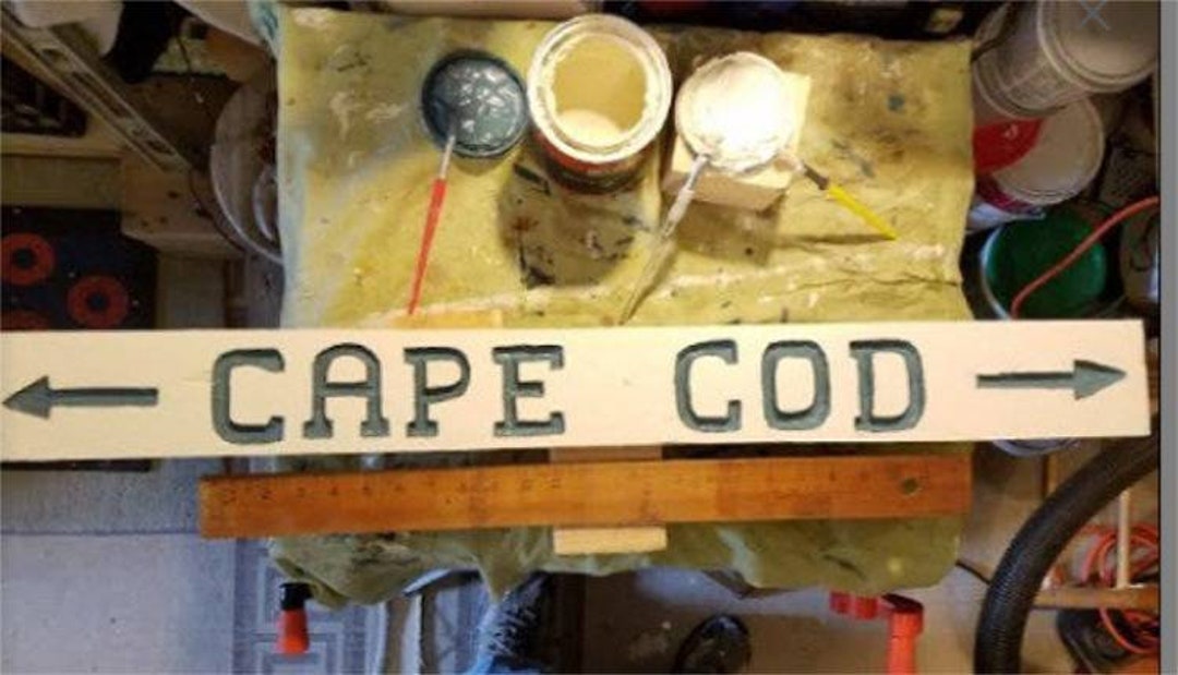Cape Cod Sign | Hand Carved - Etsy