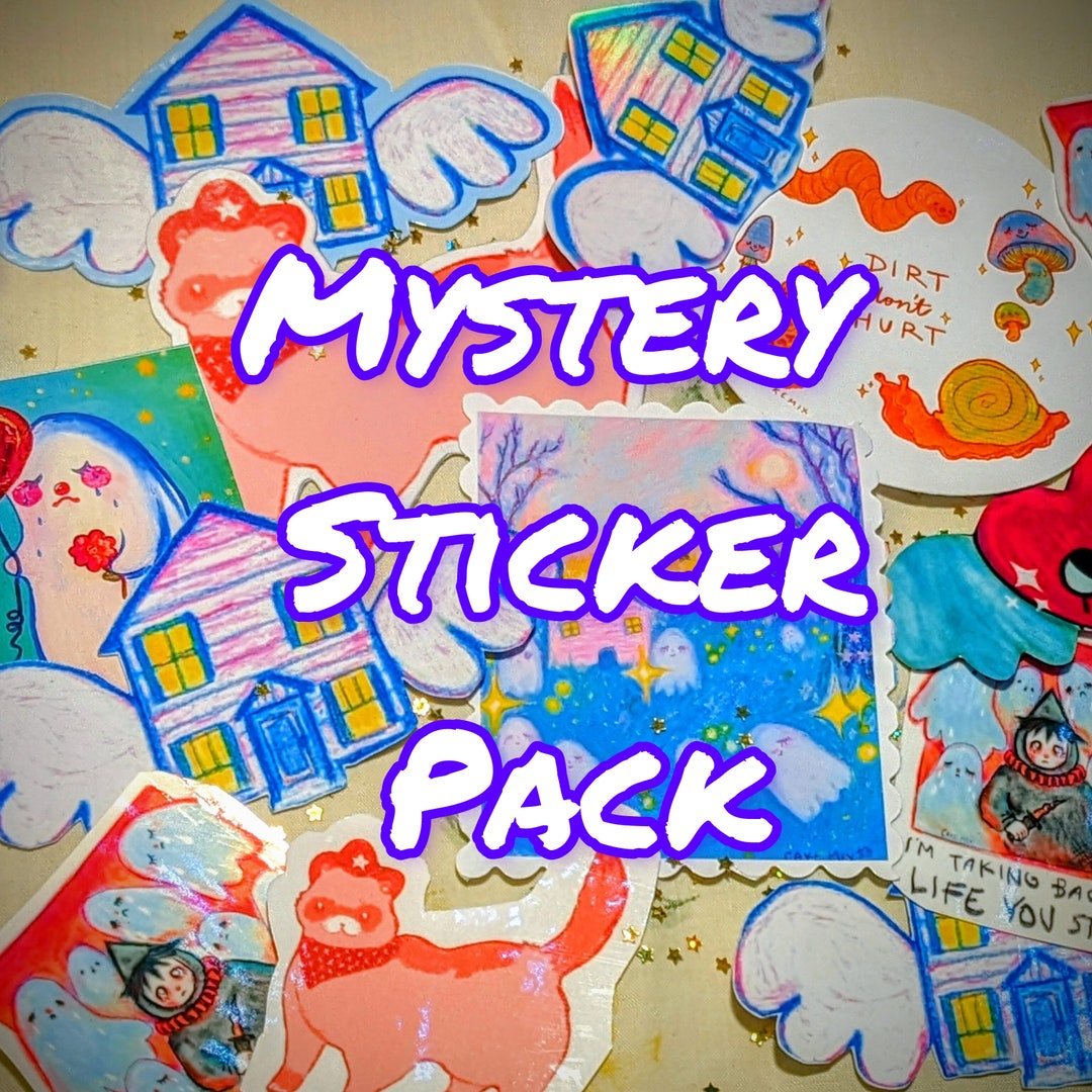 MYSTERY STICKER Pack, Defect Stickers - Etsy