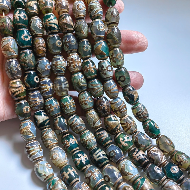 Tibetan Dzi Beads - Etsy