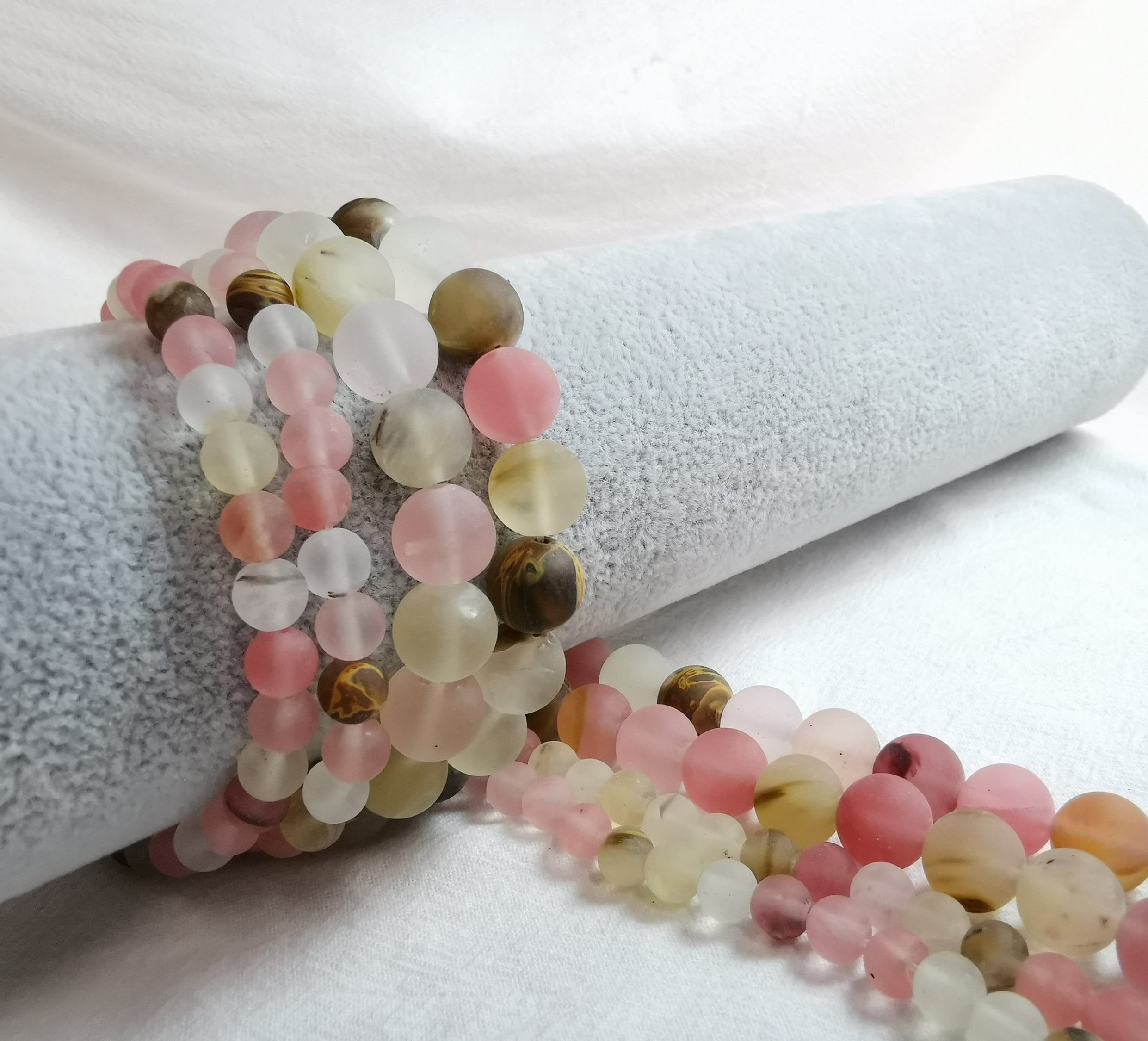 Matte Cherry Quartz Beads, Gemstone Beads, Fire Cherry Quartz Beads ...