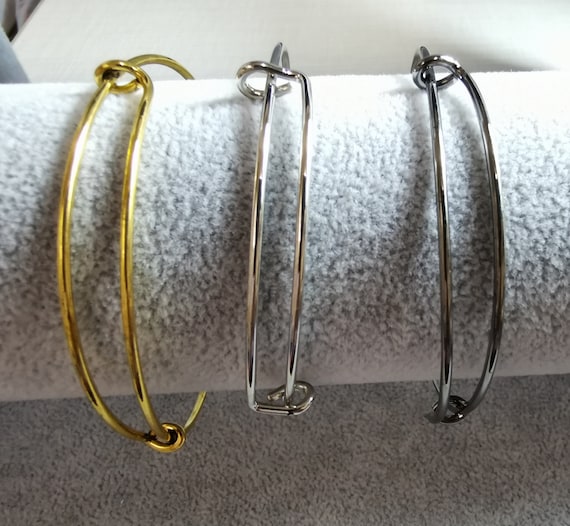10 Pcs Metal Expandable Bracelet Adjustable Bracelet - Etsy