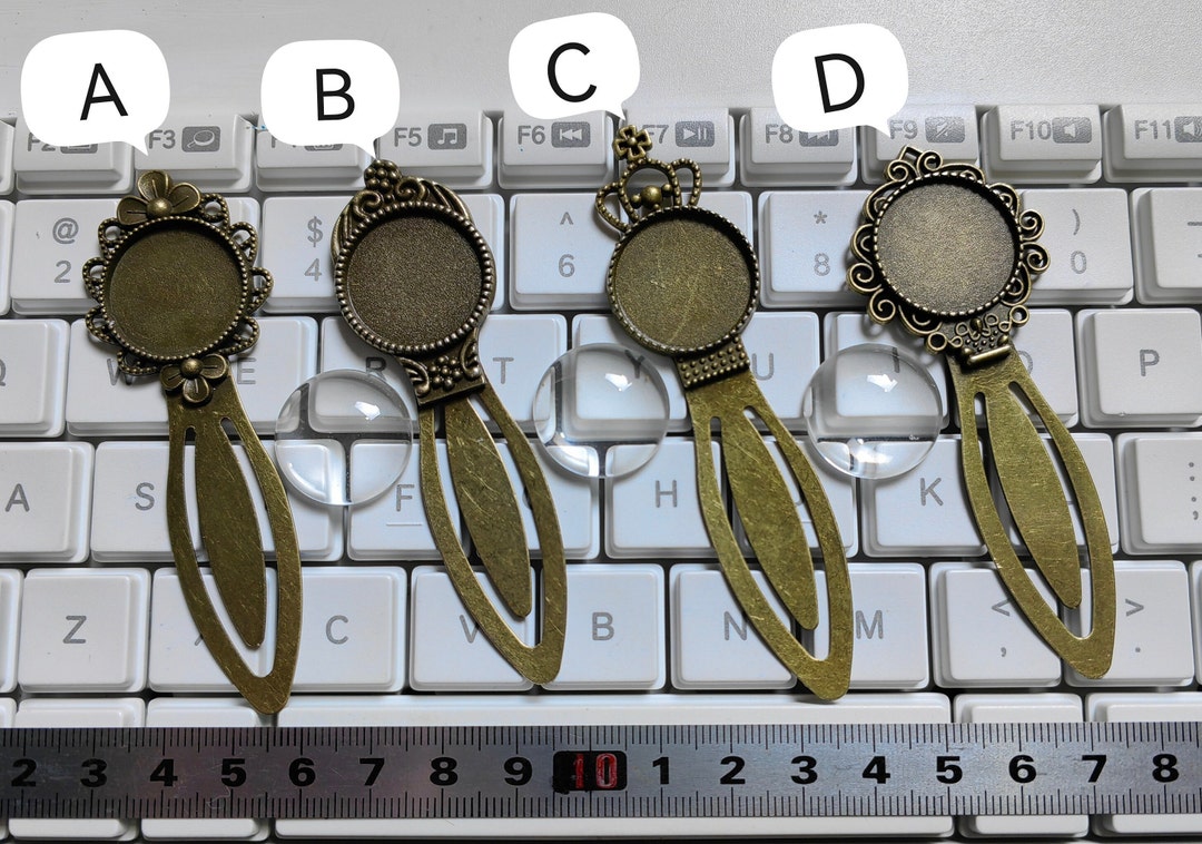 Metal Bookmarks, Antique Bronze Bookmark Base, Bookmark Blank Clip ...