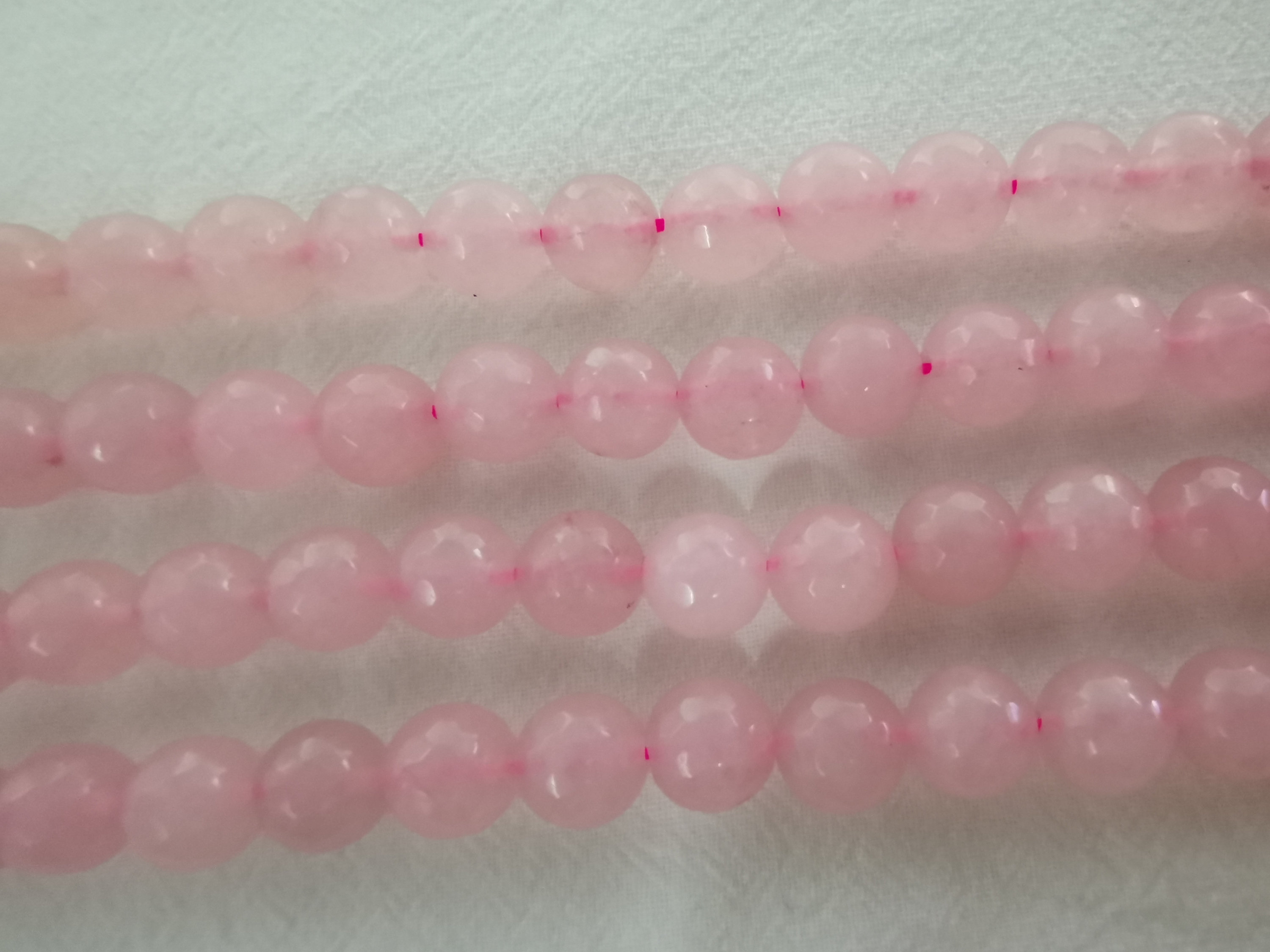 1 Full Strand Faceted Rose Quartz Loose Beads Rose Quartz - Etsy