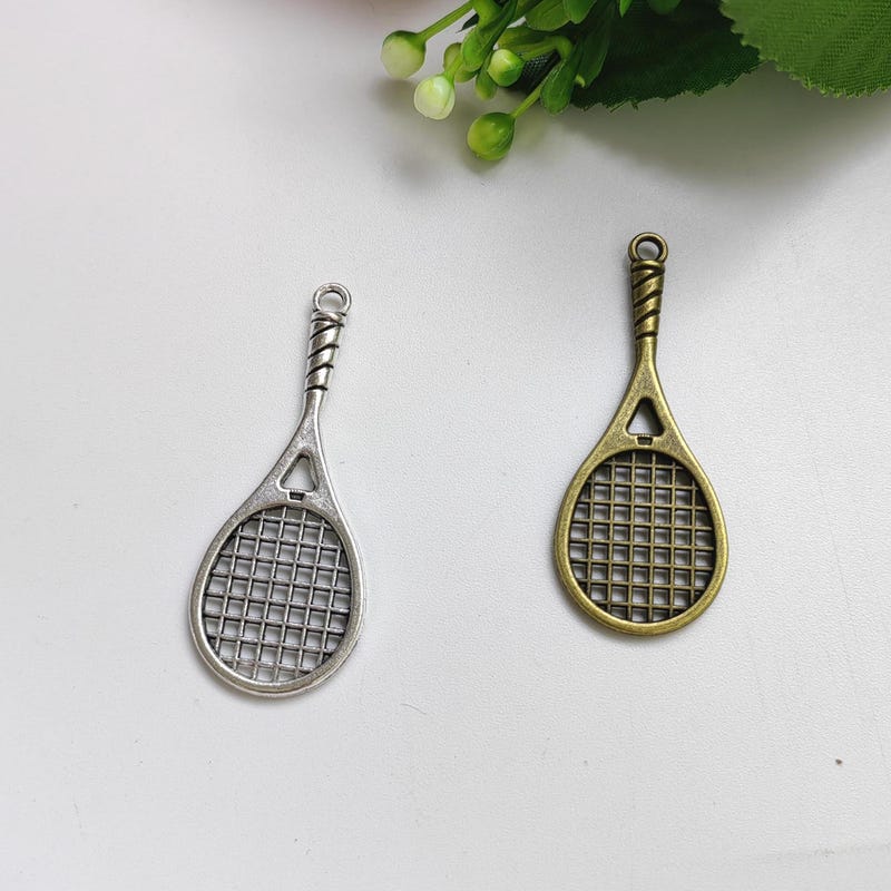 Tennis Racket Charms - Etsy