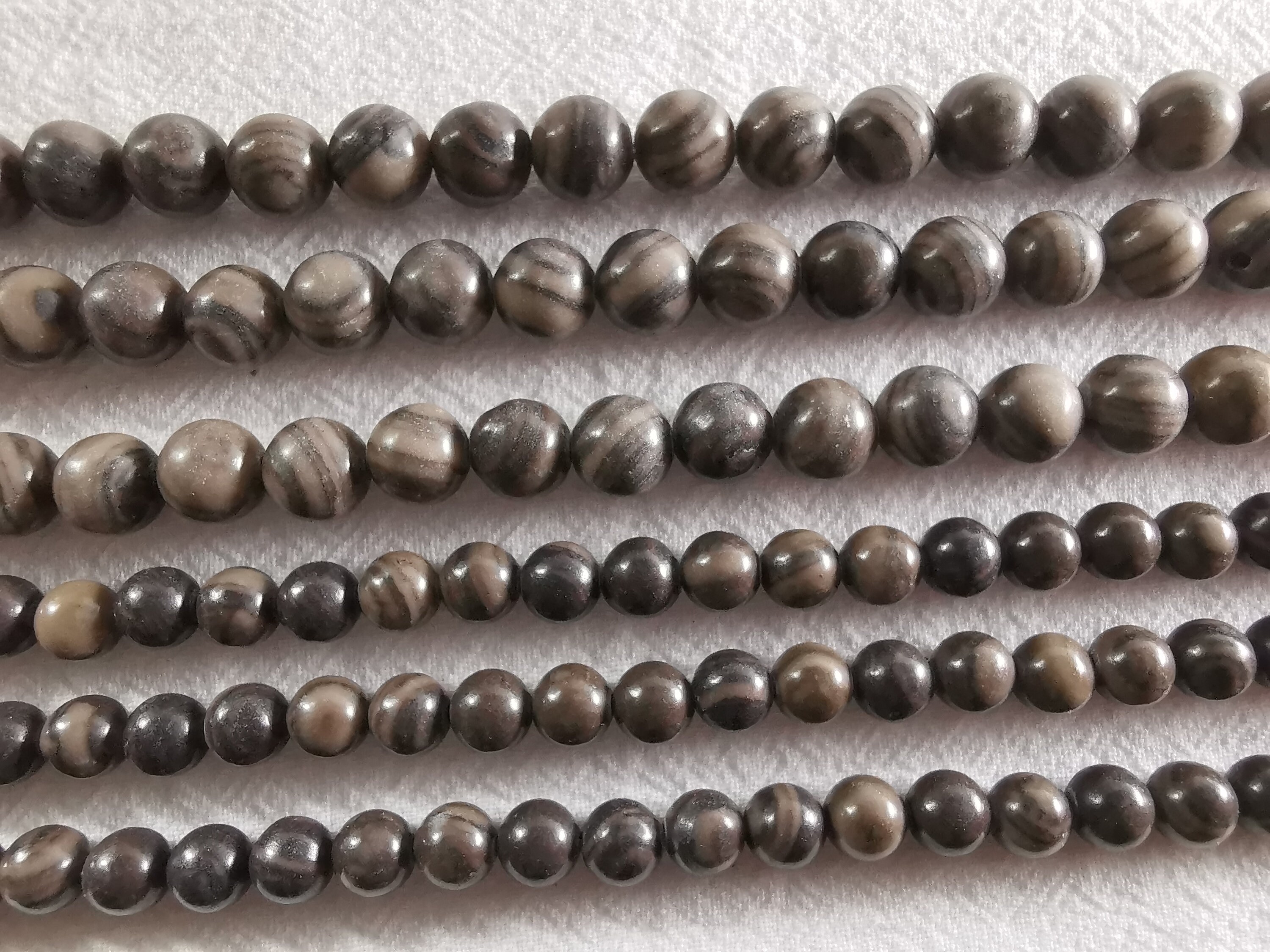 1 Full Strand Smooth Wood Jasper Round Beads 6/ 8/ 10 Mm to - Etsy