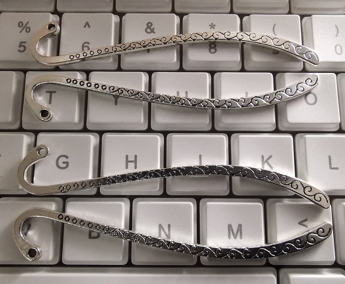 14x85mm Metal Bookmark Blank Double Sided Elegant Bookmarks - Etsy