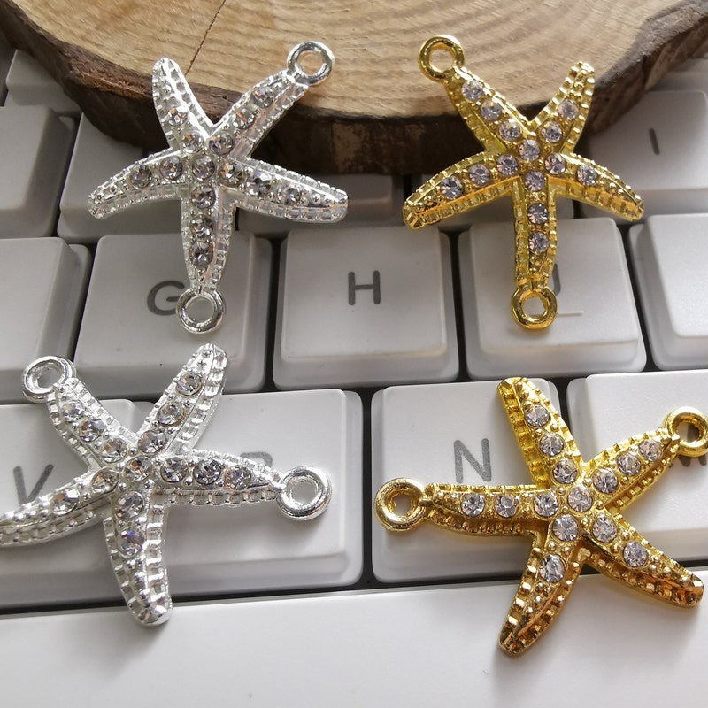 Rhinestone Connector - Etsy