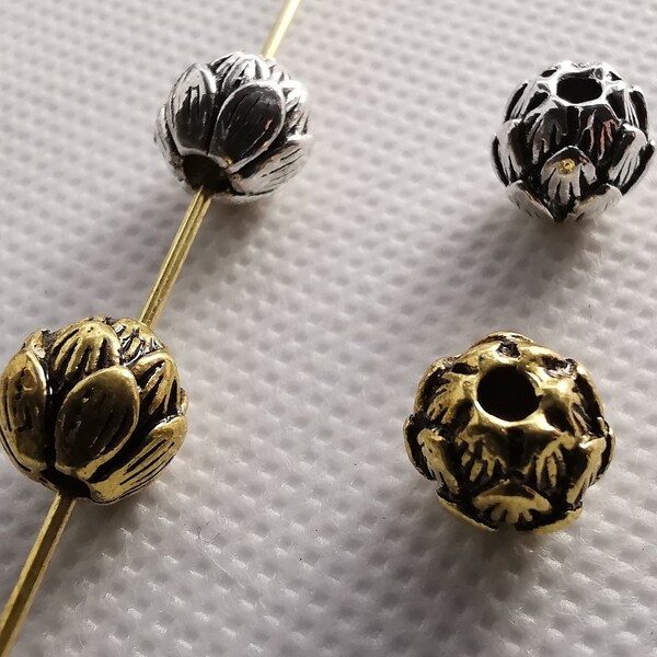 Lotus Flower Beads - Etsy
