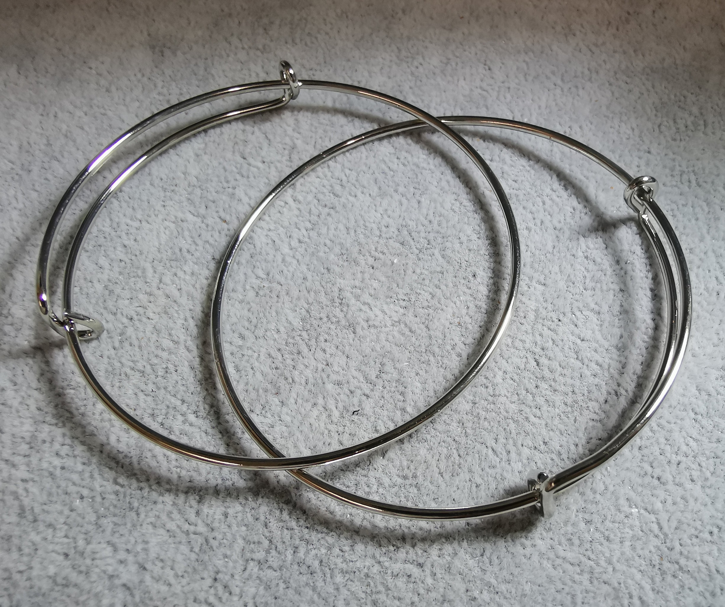 10 Pcs Metal Expandable Bracelet Adjustable Bracelet - Etsy