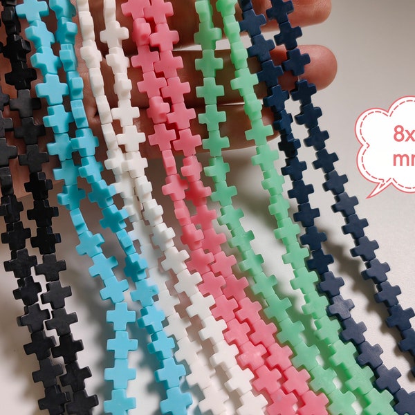 Turquoise Cross Bead - Etsy