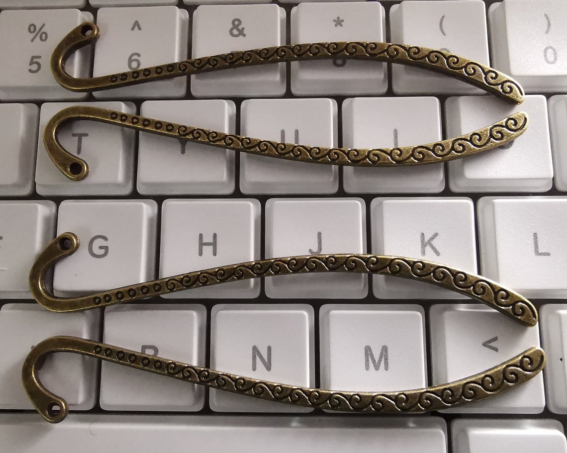 14x85mm Metal Bookmark Blank Double Sided Elegant Bookmarks - Etsy