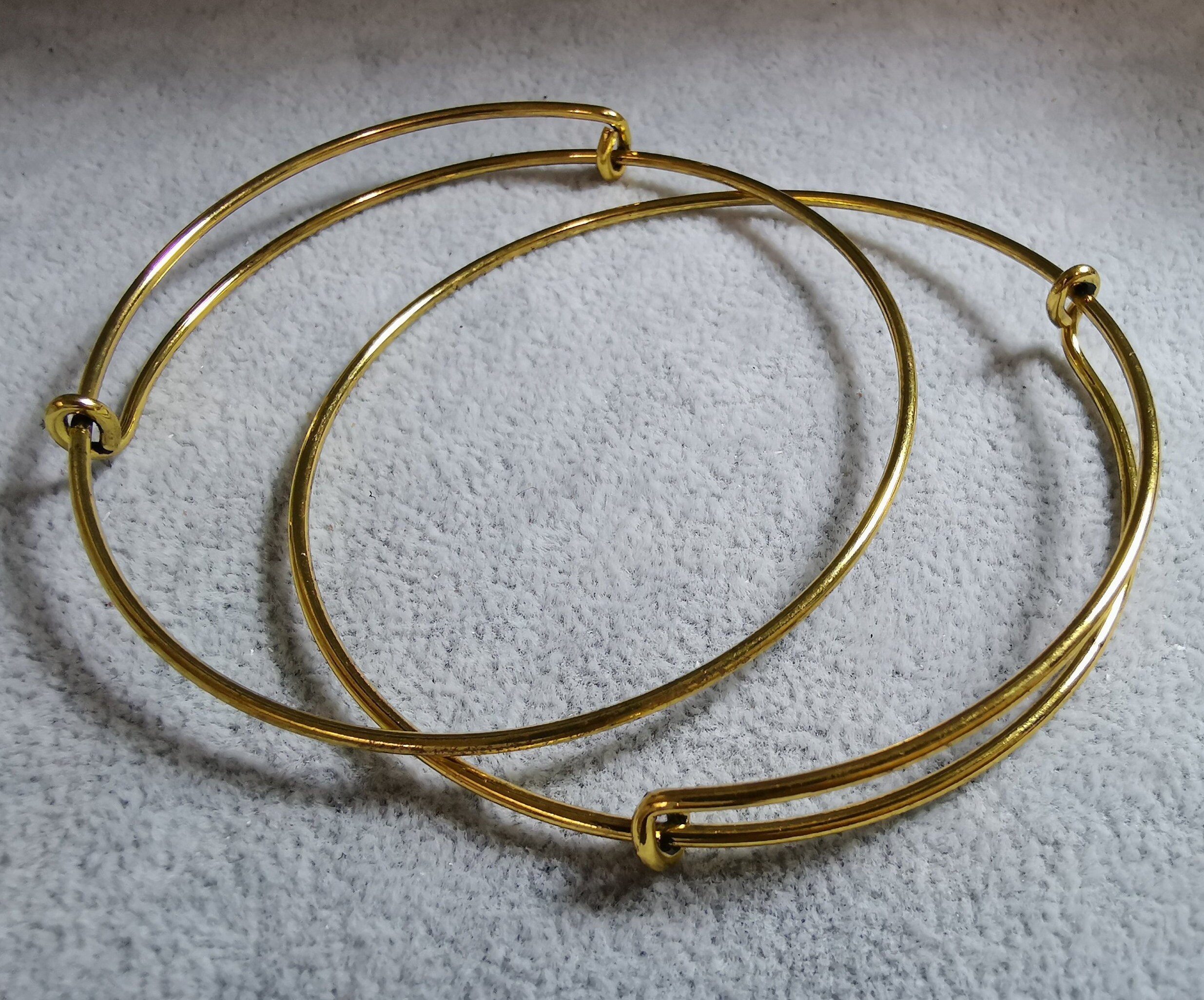 10 Pcs Metal Expandable Bracelet Adjustable Bracelet - Etsy