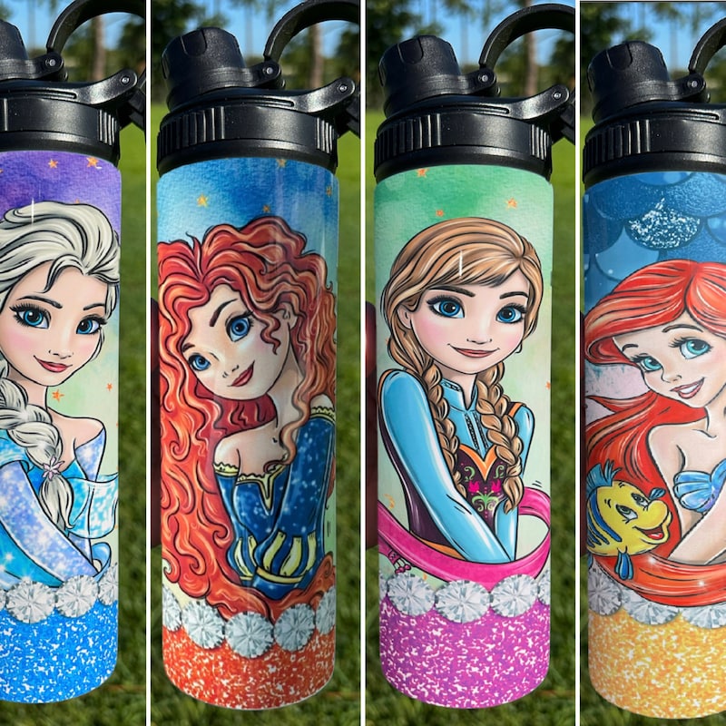 Princess Water Bottle - Etsy
