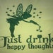 Tinkerbell Glitter Drinking Tee, Drinker Bell, Drinking Around the ...