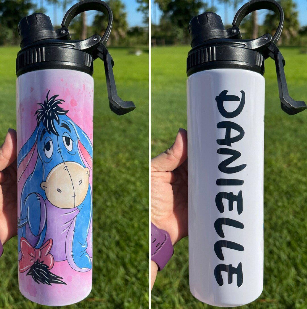 Eeyore Winnie the Pooh Water Bottle - Disney Tumbler - Personalized ...