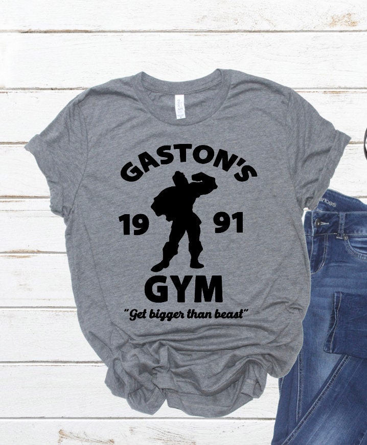 Gastons Gym Disney Vacation Shirt Kids Disney Shirt Disney | Etsy