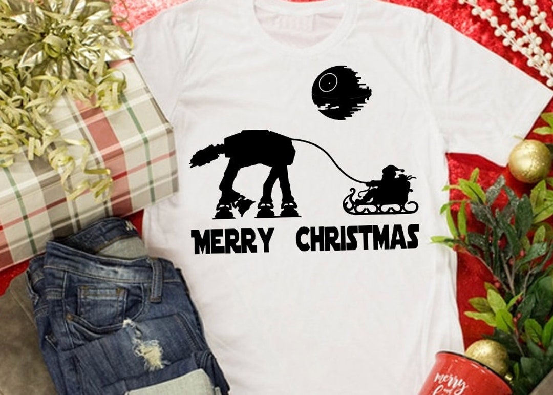 Merry Christmas at at STAR WARS, Atat Christmas, Disney Christmas Shirt ...