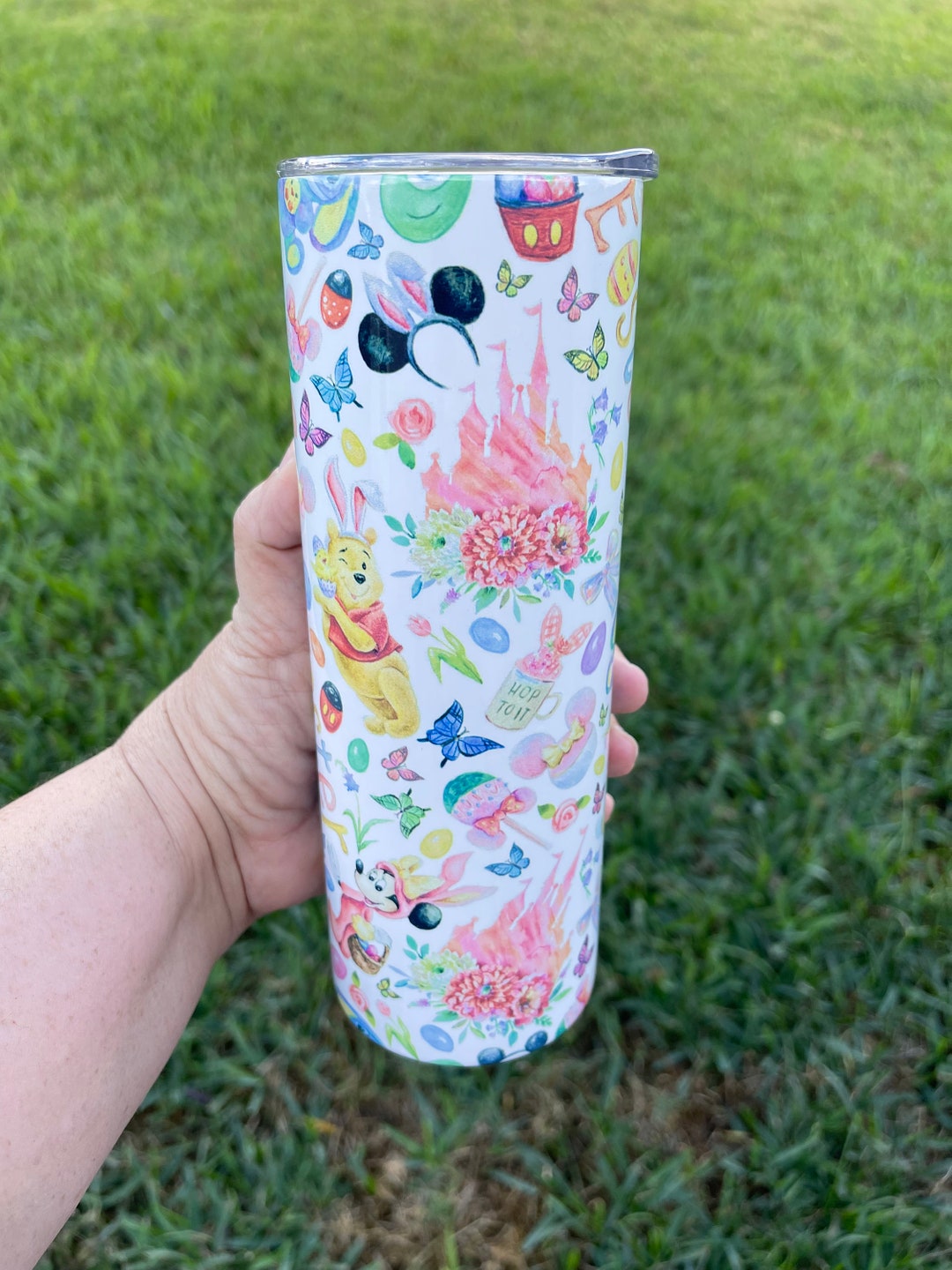 Disney Easter Custom Tumbler 20 Ounce Disney Easter Tumbler Disney ...