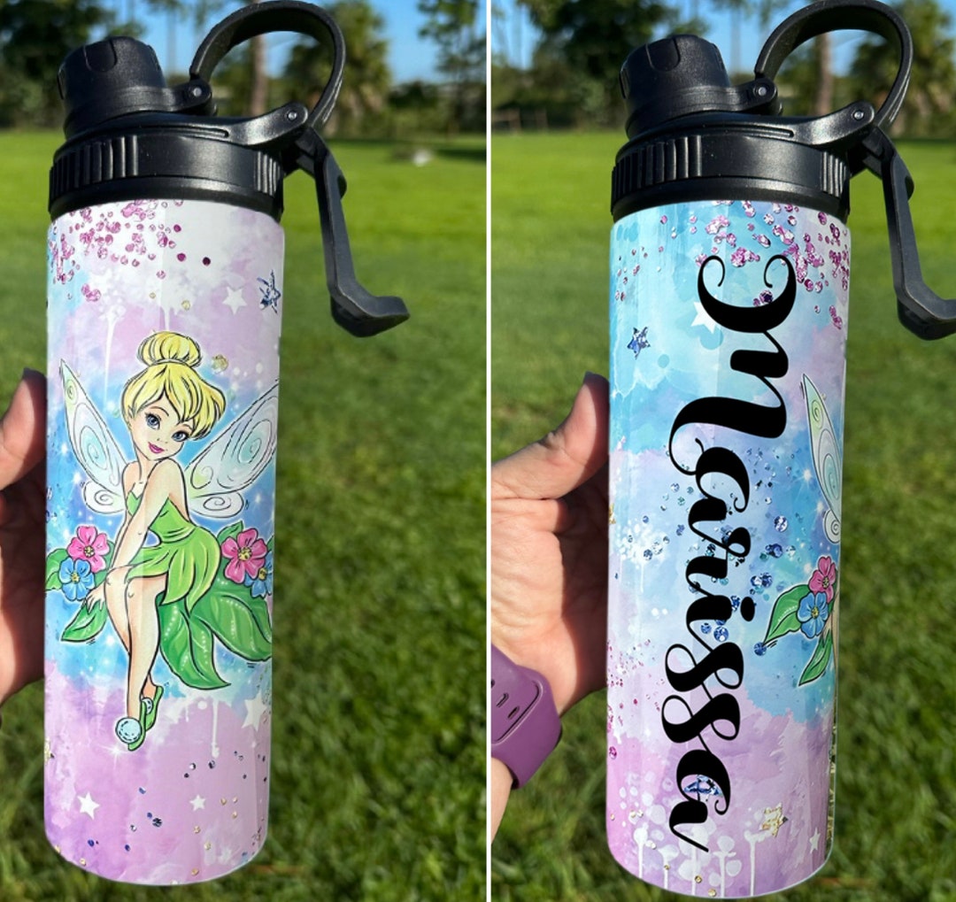 Tinkerbell Tumbler 20 Ounce - Tinkerbell Water Bottle - Disney Tumbler ...
