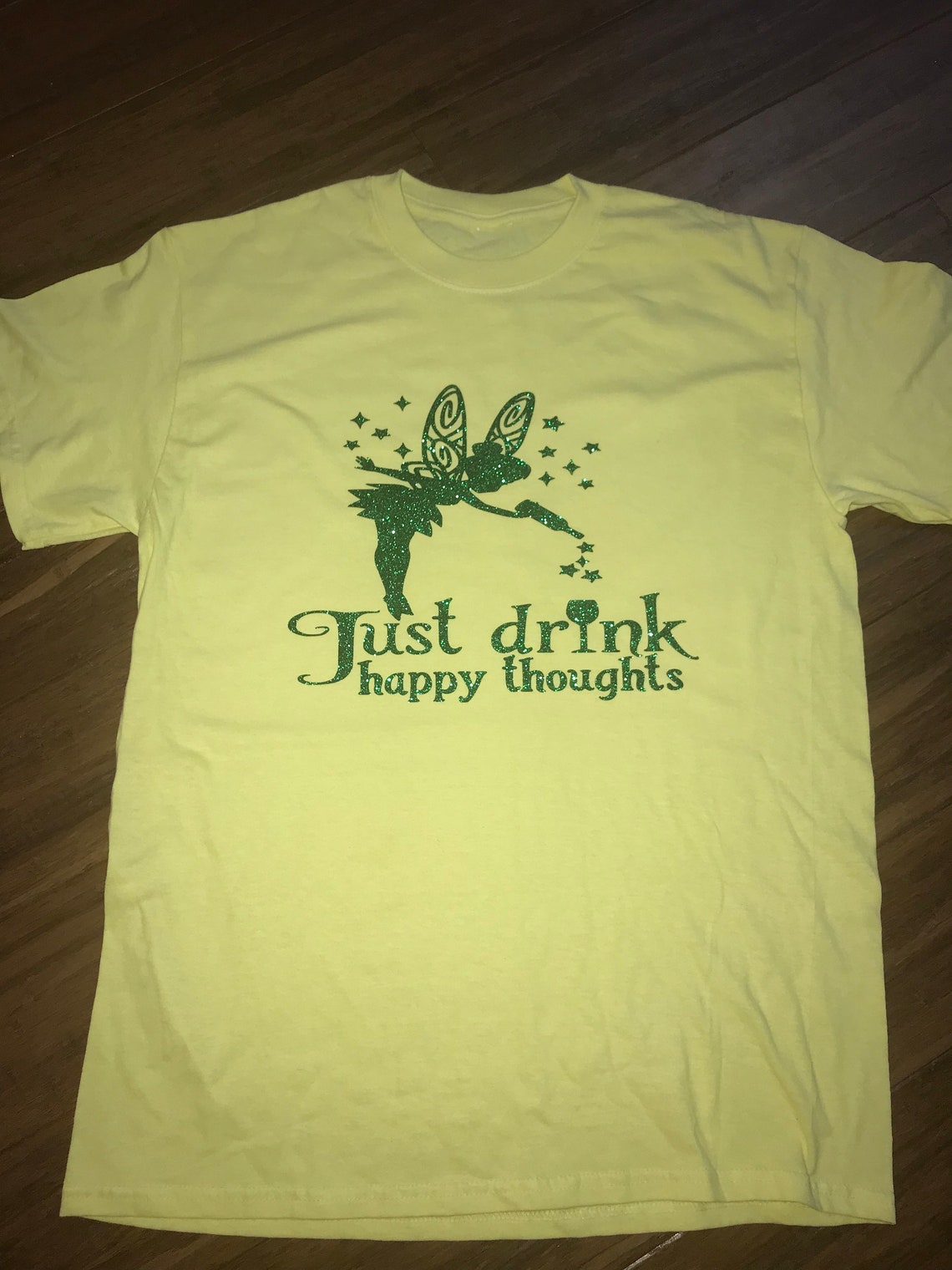 Tinkerbell Glitter Drinking Tee, Drinker Bell, Drinking Around the ...
