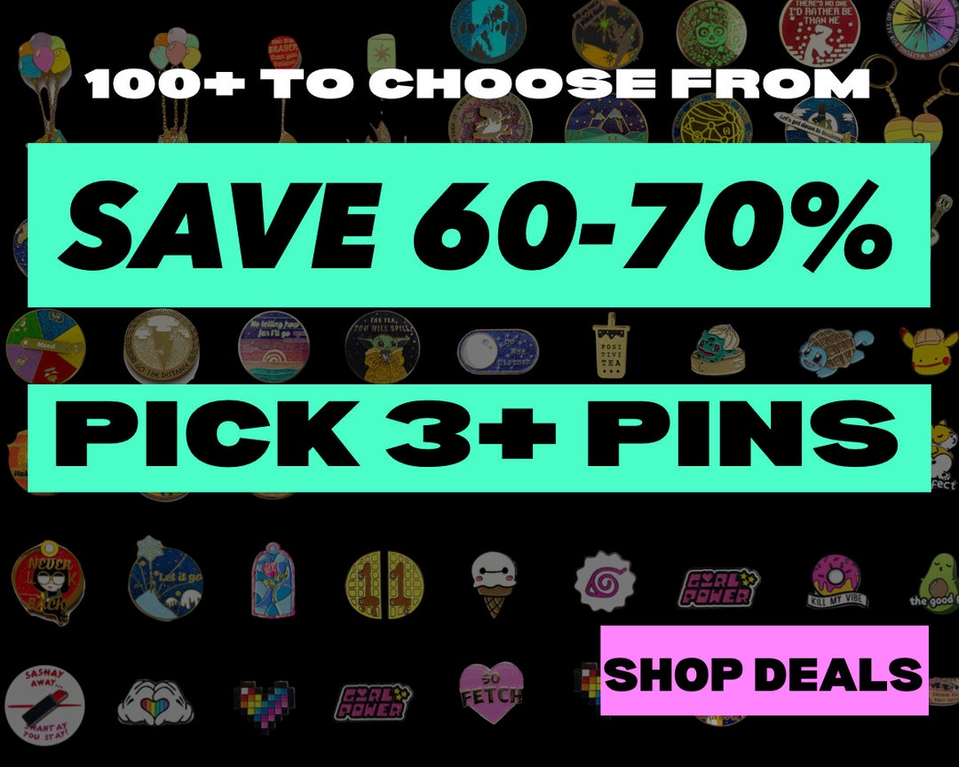 Bulk Buy Pins & Save - Pick Any 3 / 5 / 10 Pins - Etsy