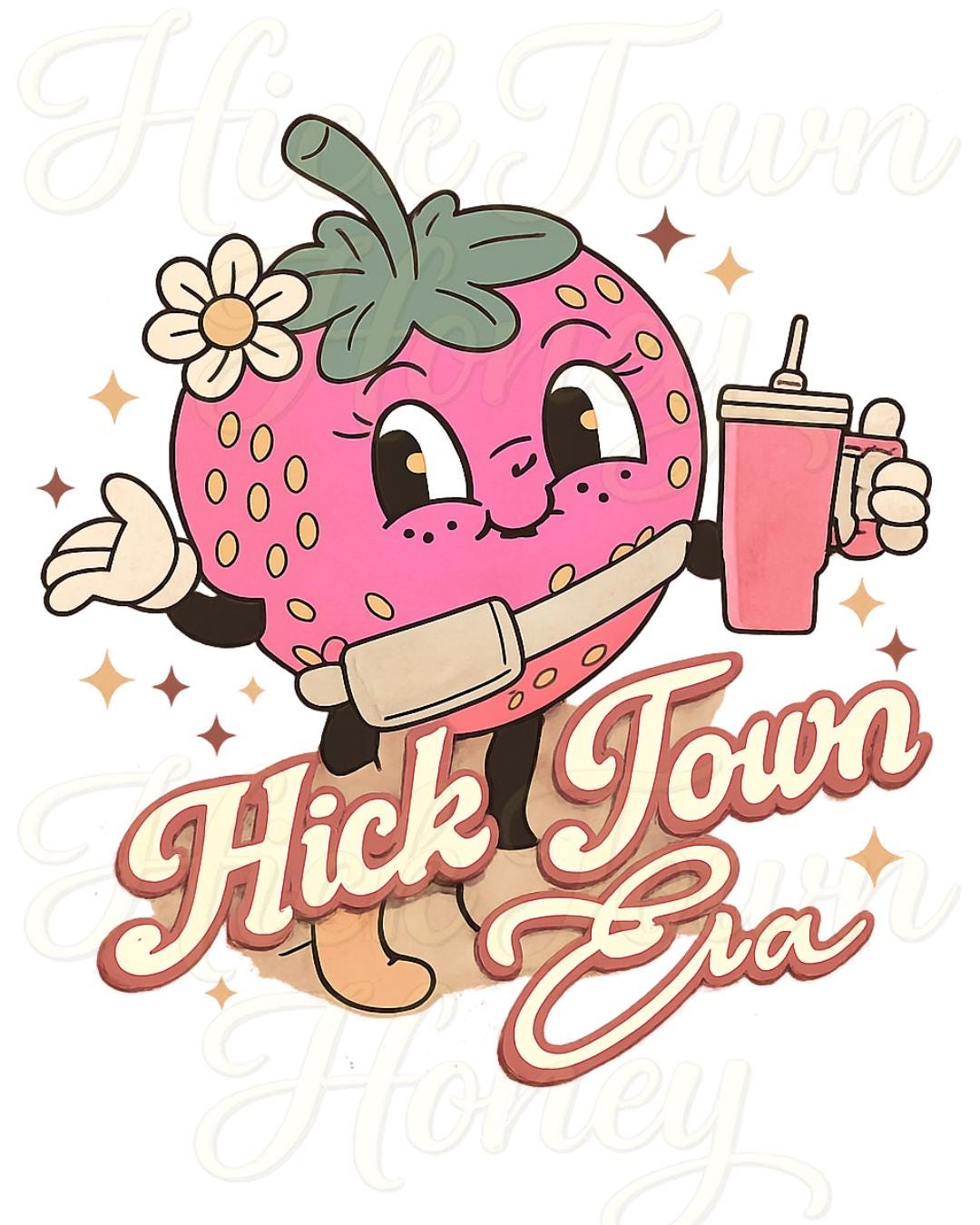 Western Strawberry PNG | Hick Town Era Graphic (digital Download) - Etsy