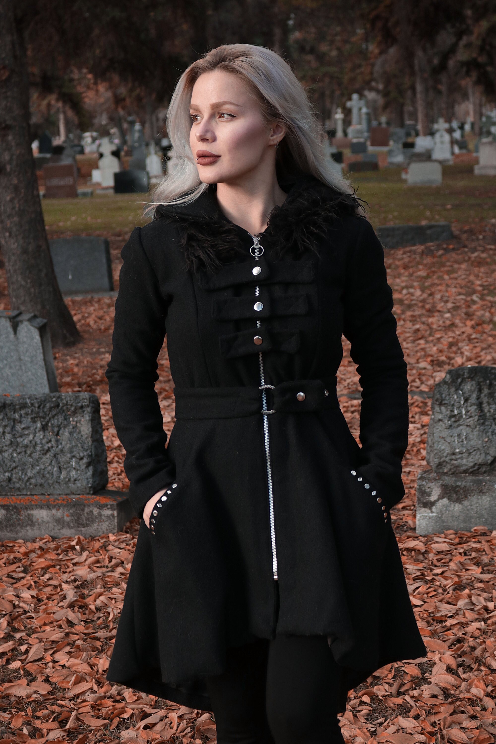 Women's Victorian Coat With Corset Detail Gothic Coat | Etsy Canada