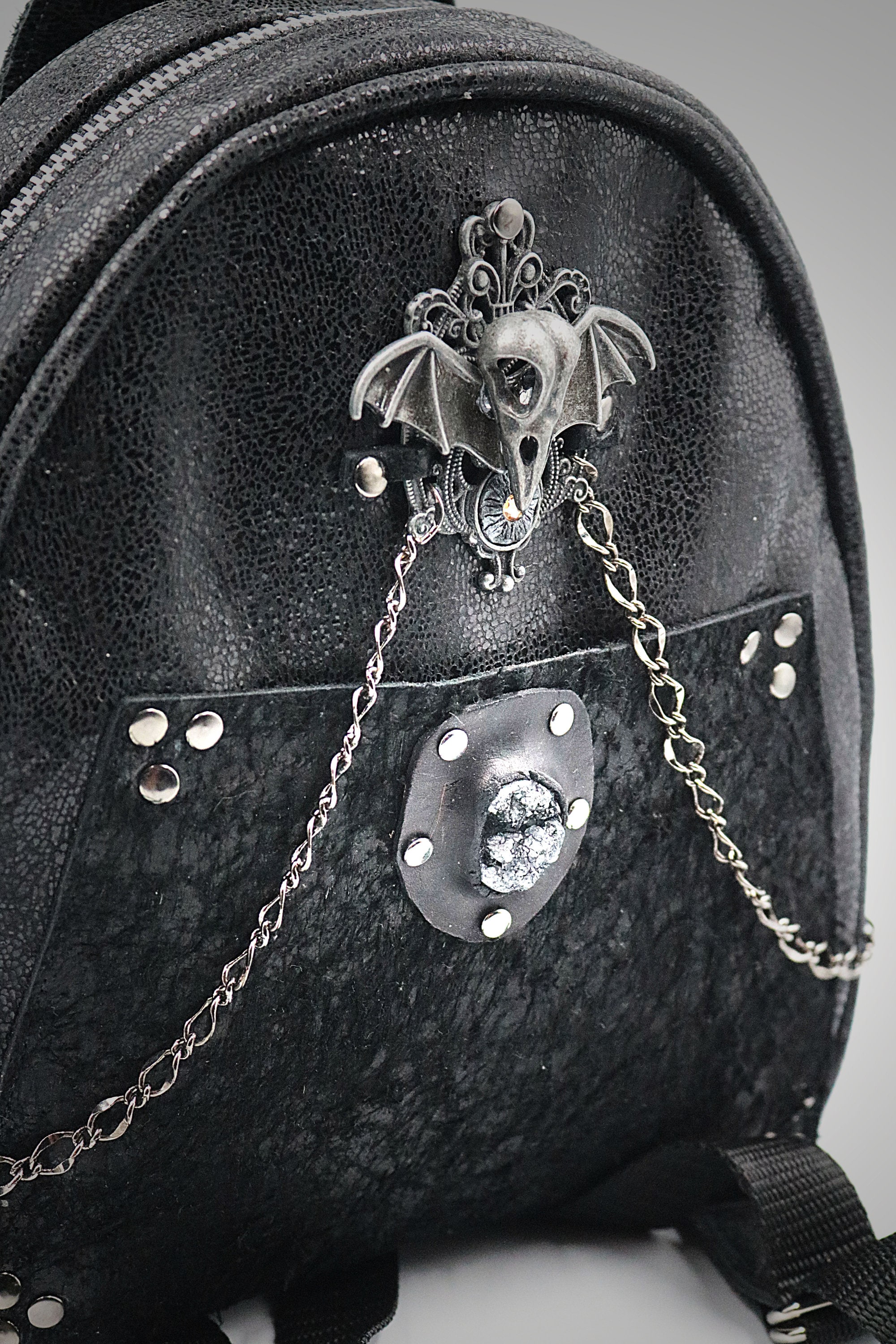 Goth Backpack Mini Convertible Backpack Purse Mini Backpack | Etsy