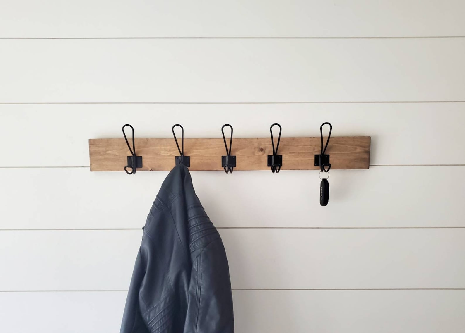 Rustic Coat Rack Coat Hanger Coat Rack Wall Mount Wood Wall - Etsy