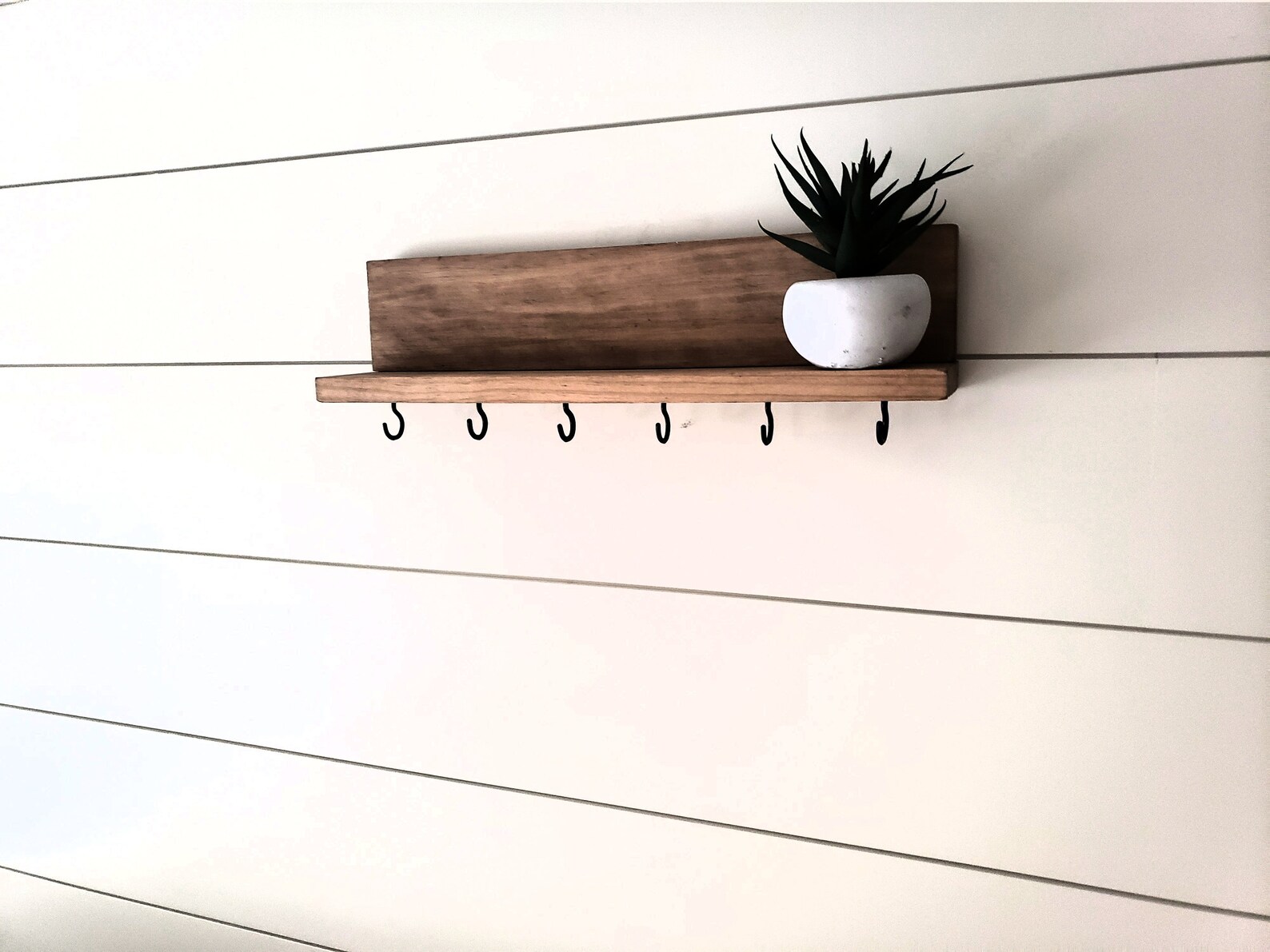 Wood Key Hanger for Wall Wall Jewelry Organizer Key Ring - Etsy