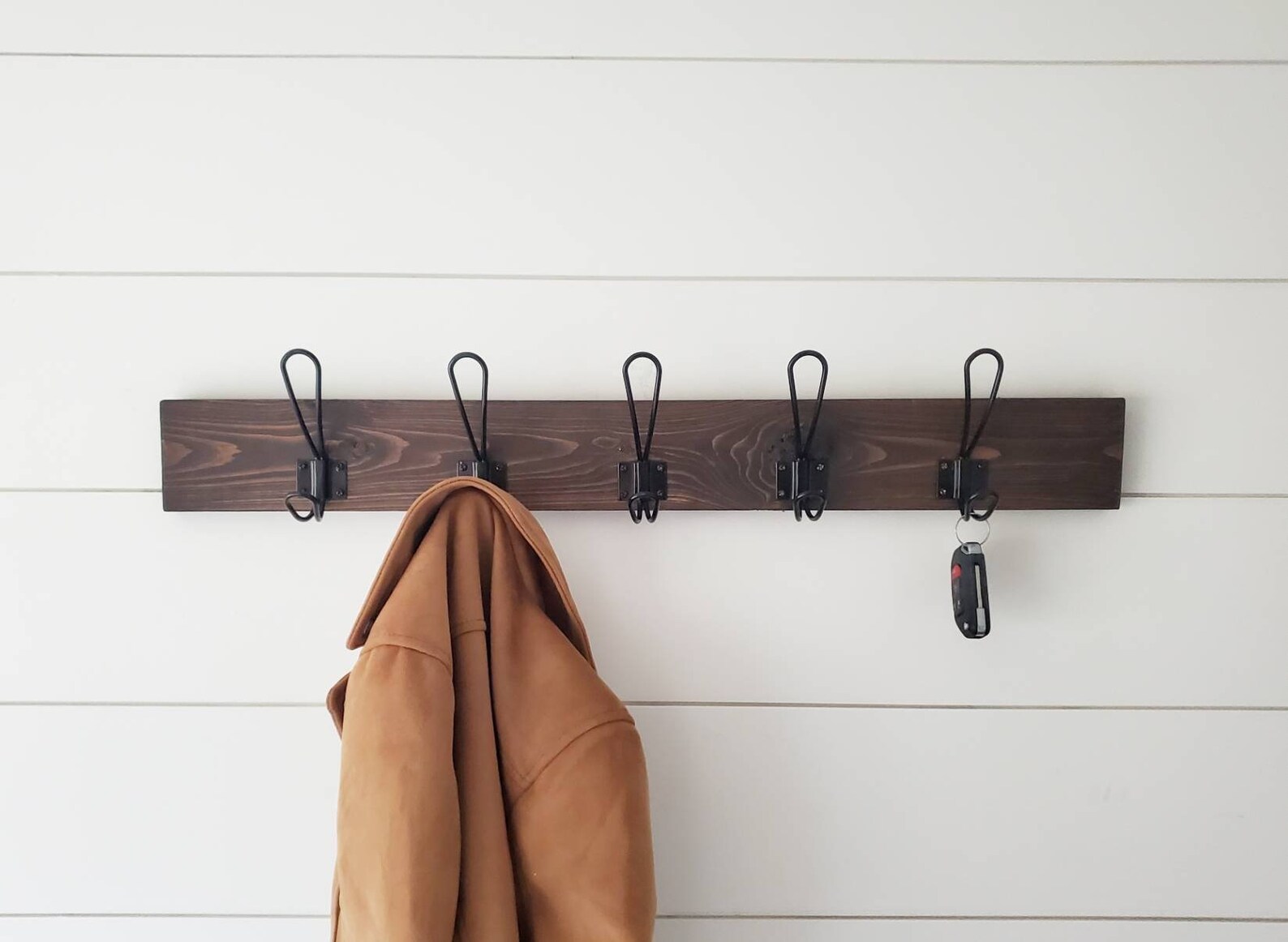 Rustic Coat Rack Coat Hanger Coat Rack Wall Mount Wood Wall - Etsy