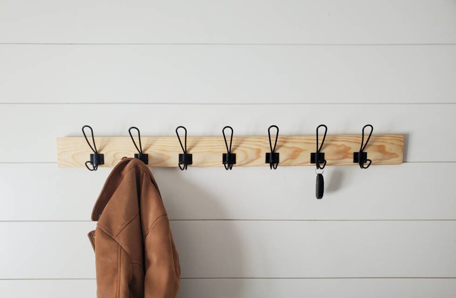 Rustic Coat Rack Coat Hanger Coat Rack Wall Mount Wood Wall - Etsy