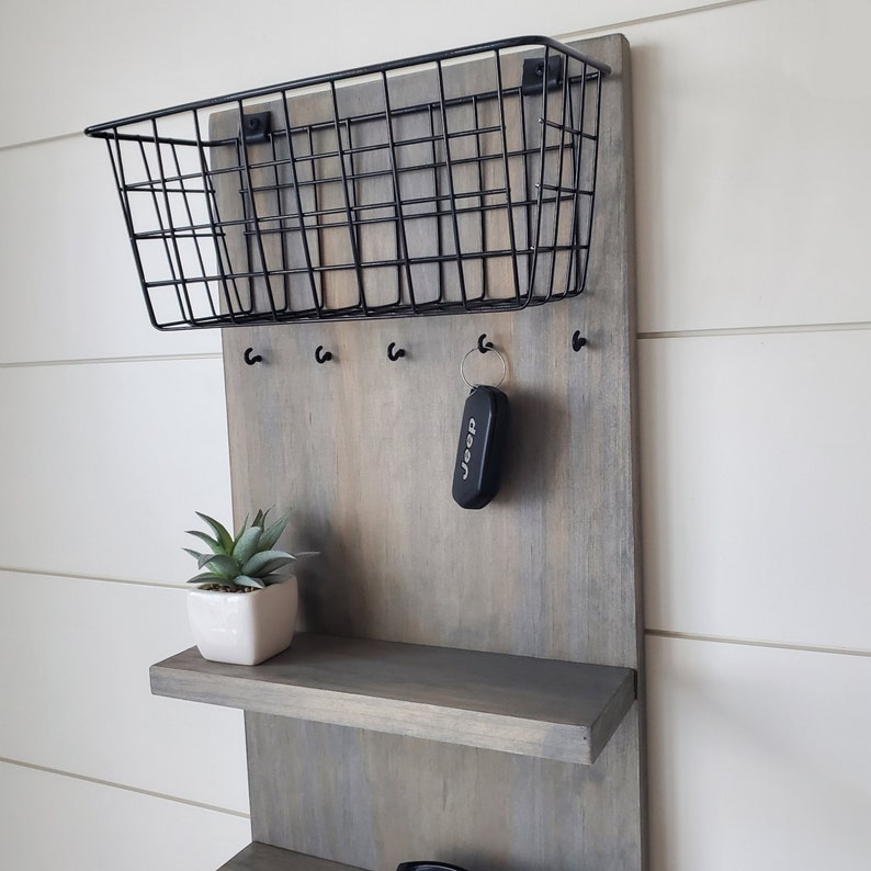 Mail and Key Holder Key Hanger for Wall Mail Holder Wall - Etsy