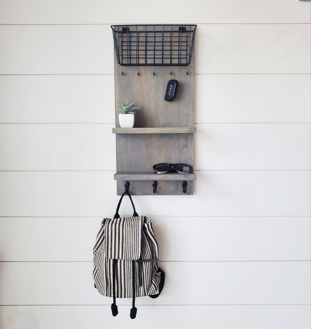 Mail and Key Holder, Key Hanger for Wall, Mail Holder, Wall Organizer ...