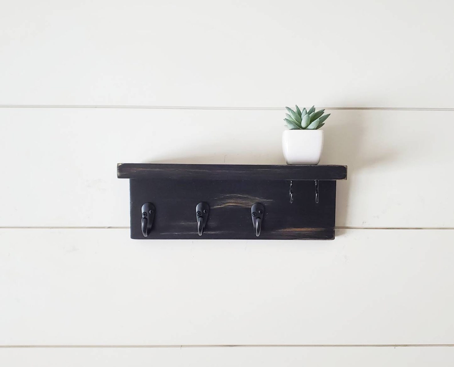 Modern Key Hanger for Wall Key Holder for Wall With Shelf - Etsy