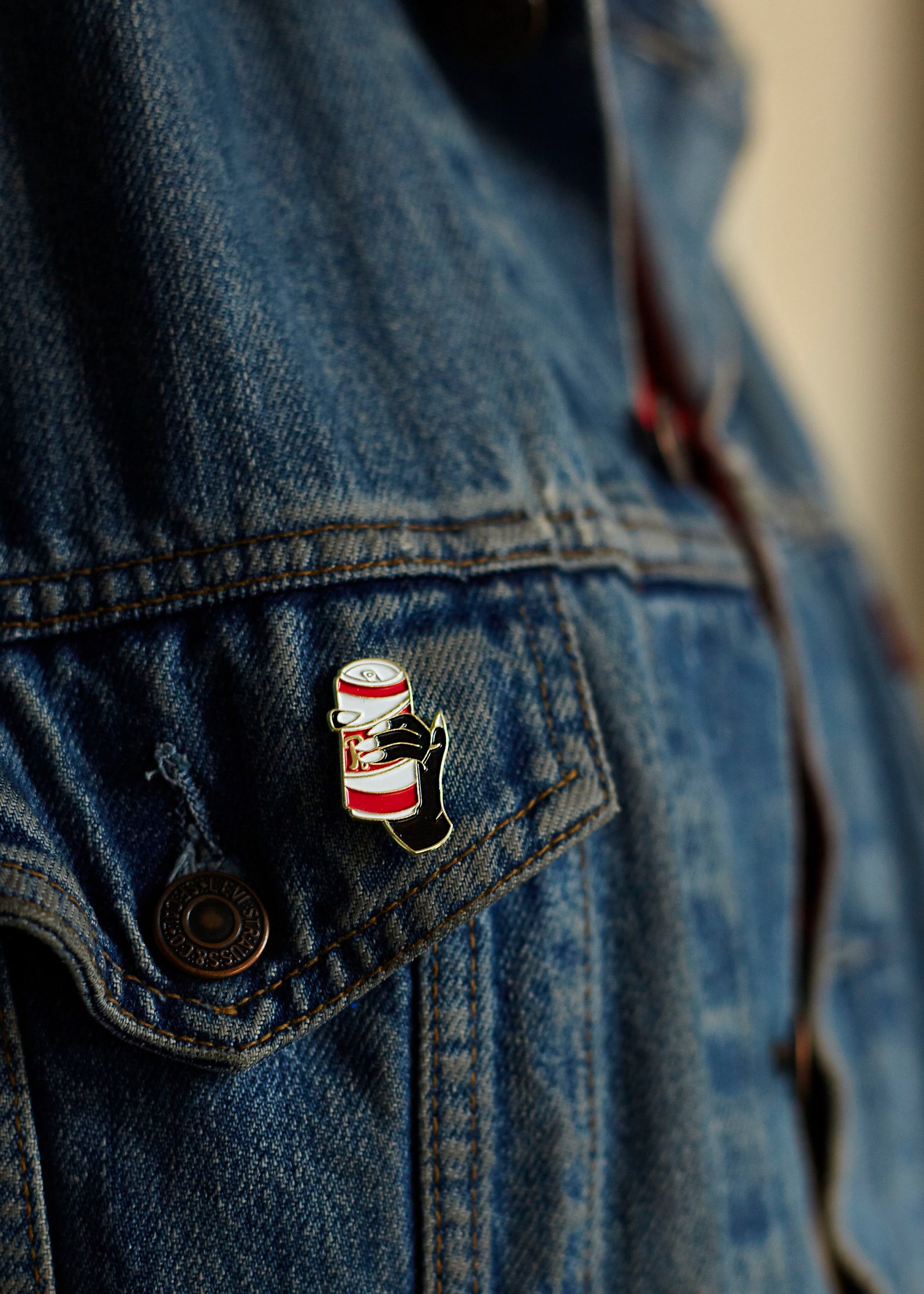 Bouji Bevvy Beer Can Enamel Pin Badge - Etsy