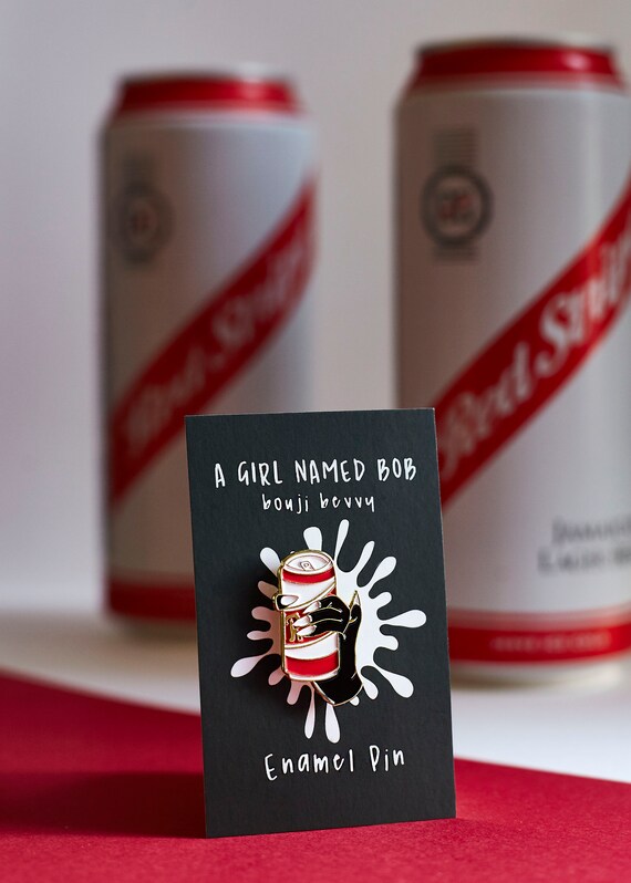 Bouji Bevvy Beer Can Enamel Pin Badge - Etsy
