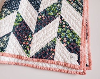 Chevron Baby Quilt Pattern - Etsy