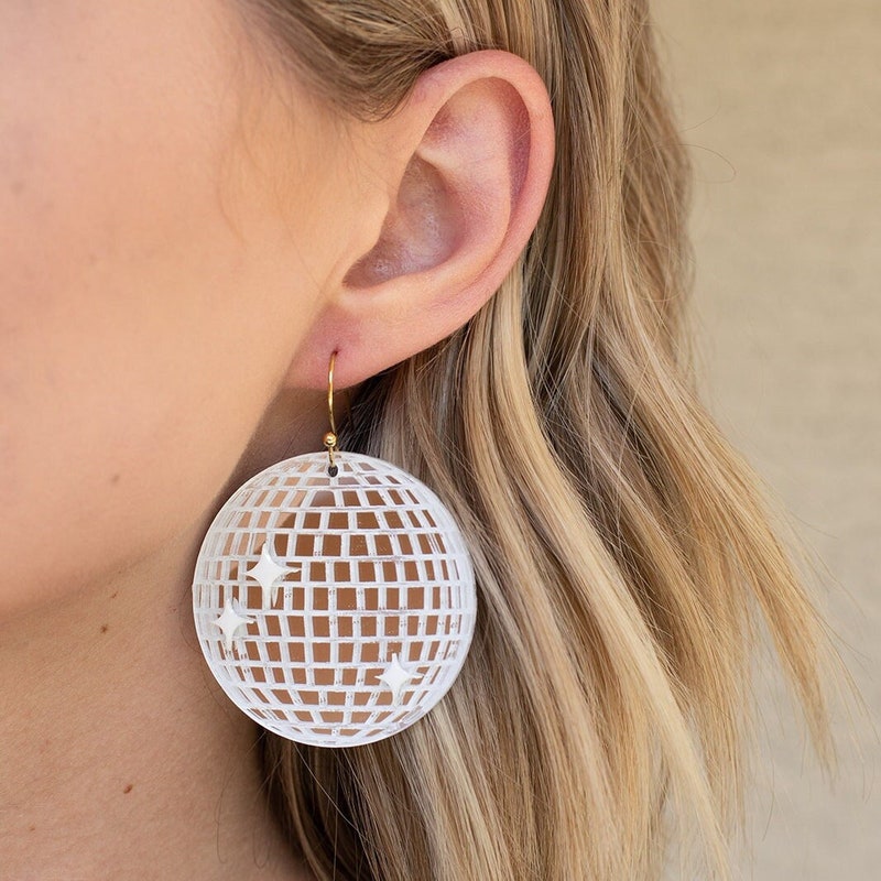 Disco Earrings - Etsy