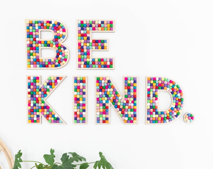 BE KIND. Wall Letters - Etsy