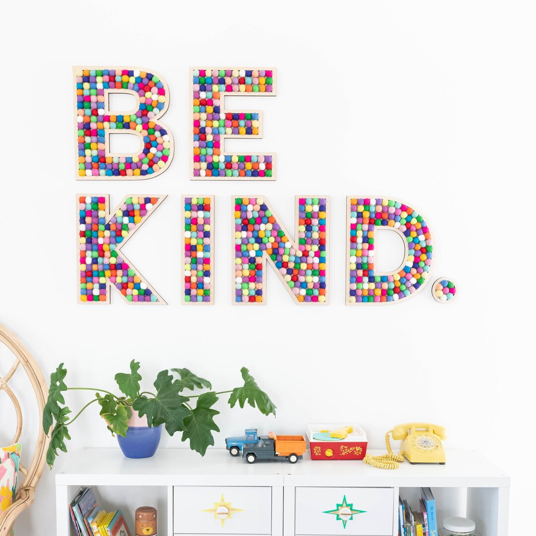BE KIND. Wall Letters - Etsy