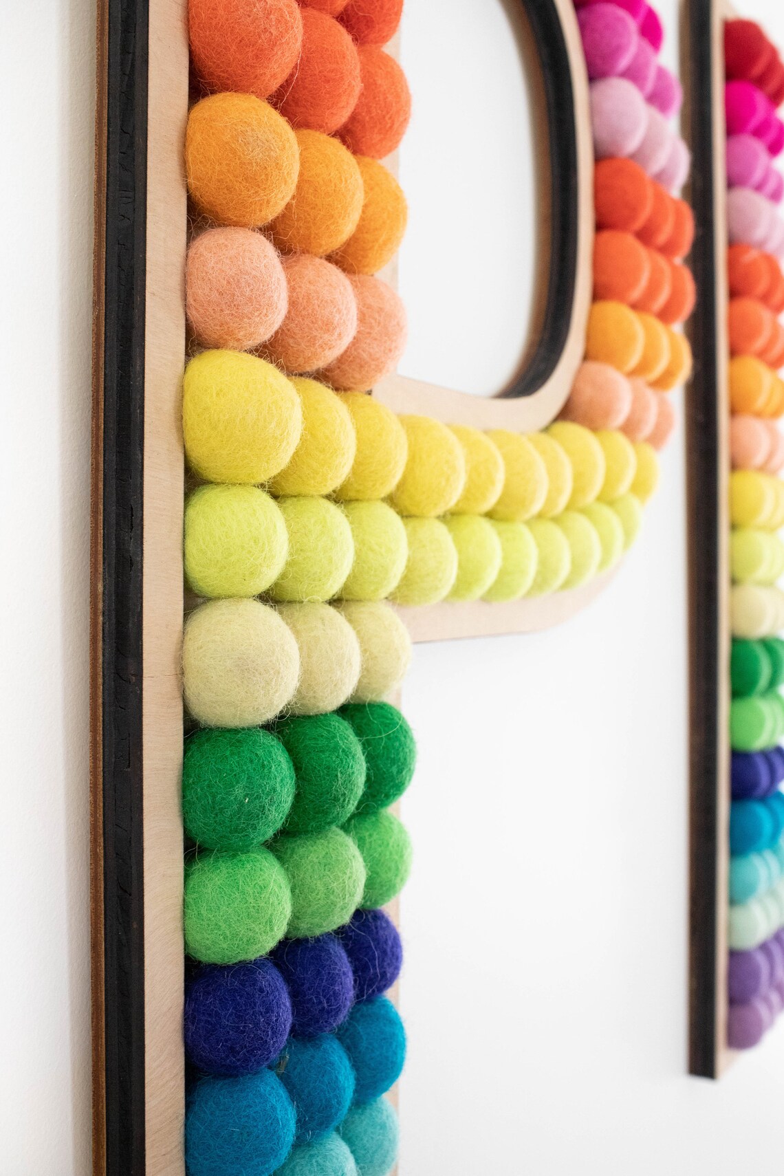 Tall Rainbow PLAY Room Letters | Etsy