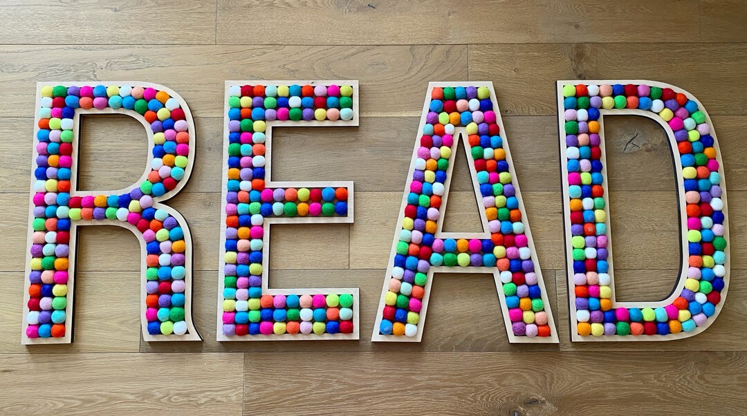 Tall READ Room Letters - Etsy
