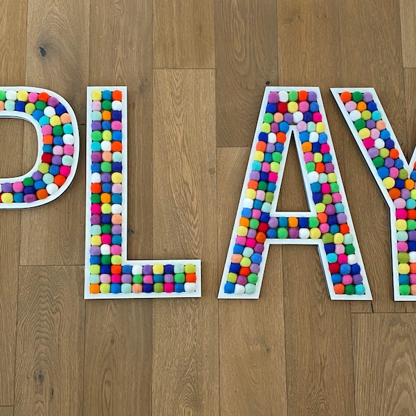 Play Wall Letters - Etsy