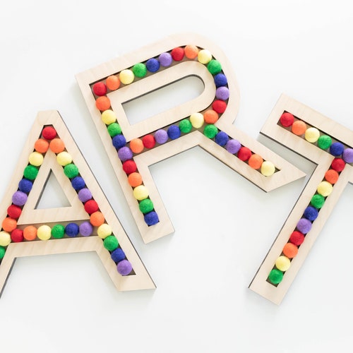 DIY Wooden Art Deco Letters - Etsy