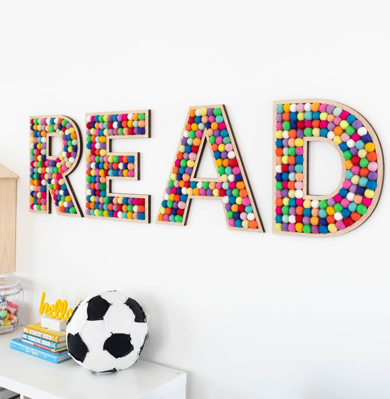 READ Wall Letters - Etsy