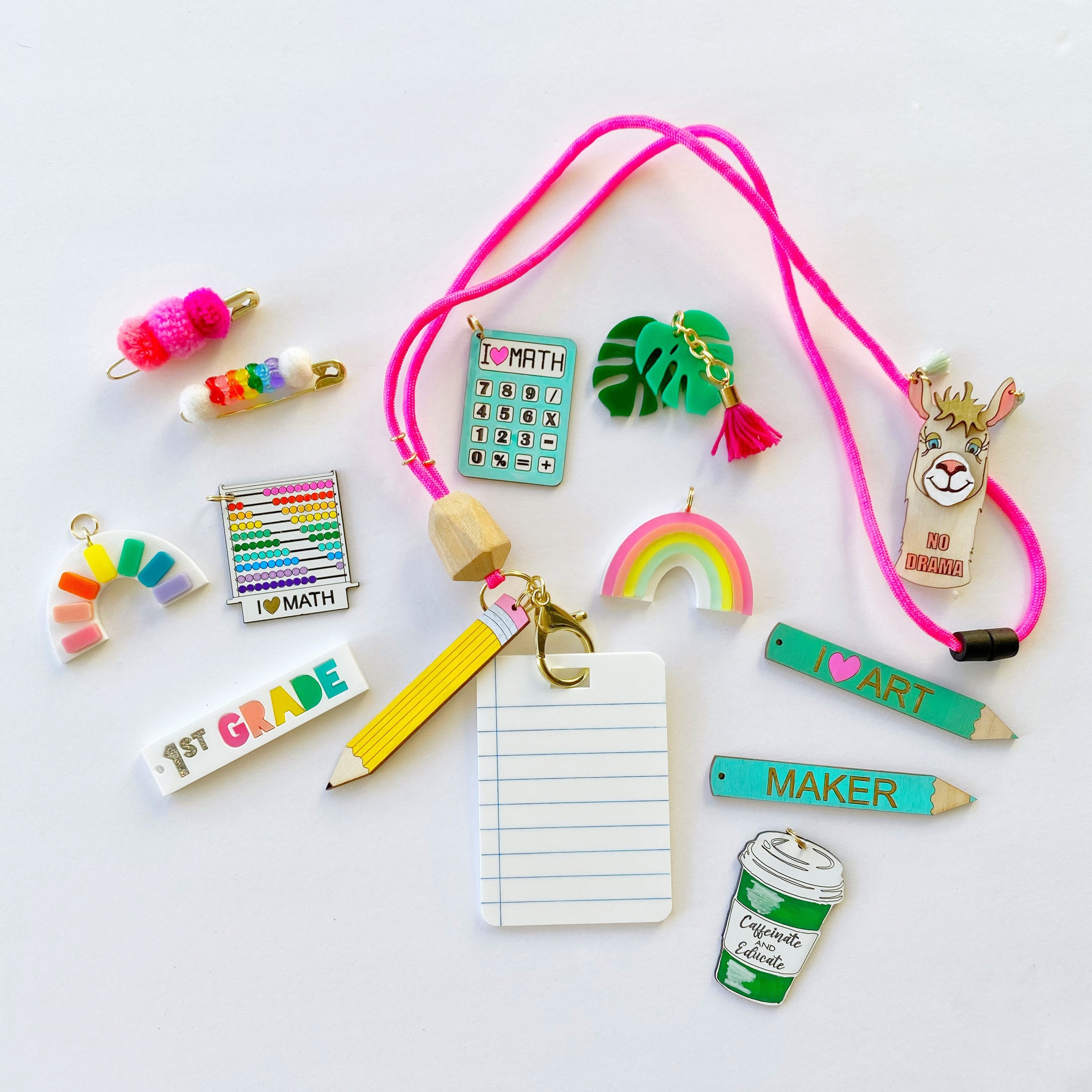 School Grade Charm - Etsy