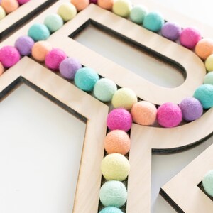Pastel Rainbow ART Letters - Etsy