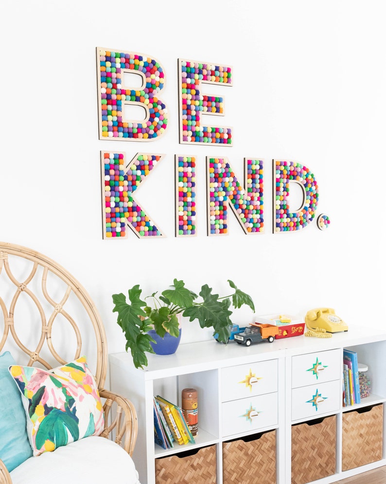BE KIND. Wall Letters | Etsy